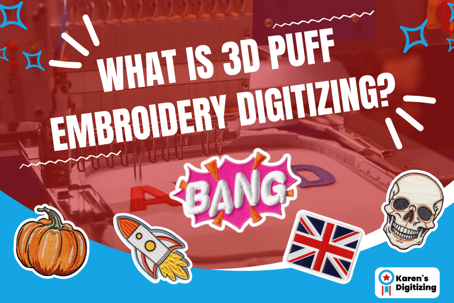 What is 3D Puff Embroidery digitizing? - Karens Digitizing