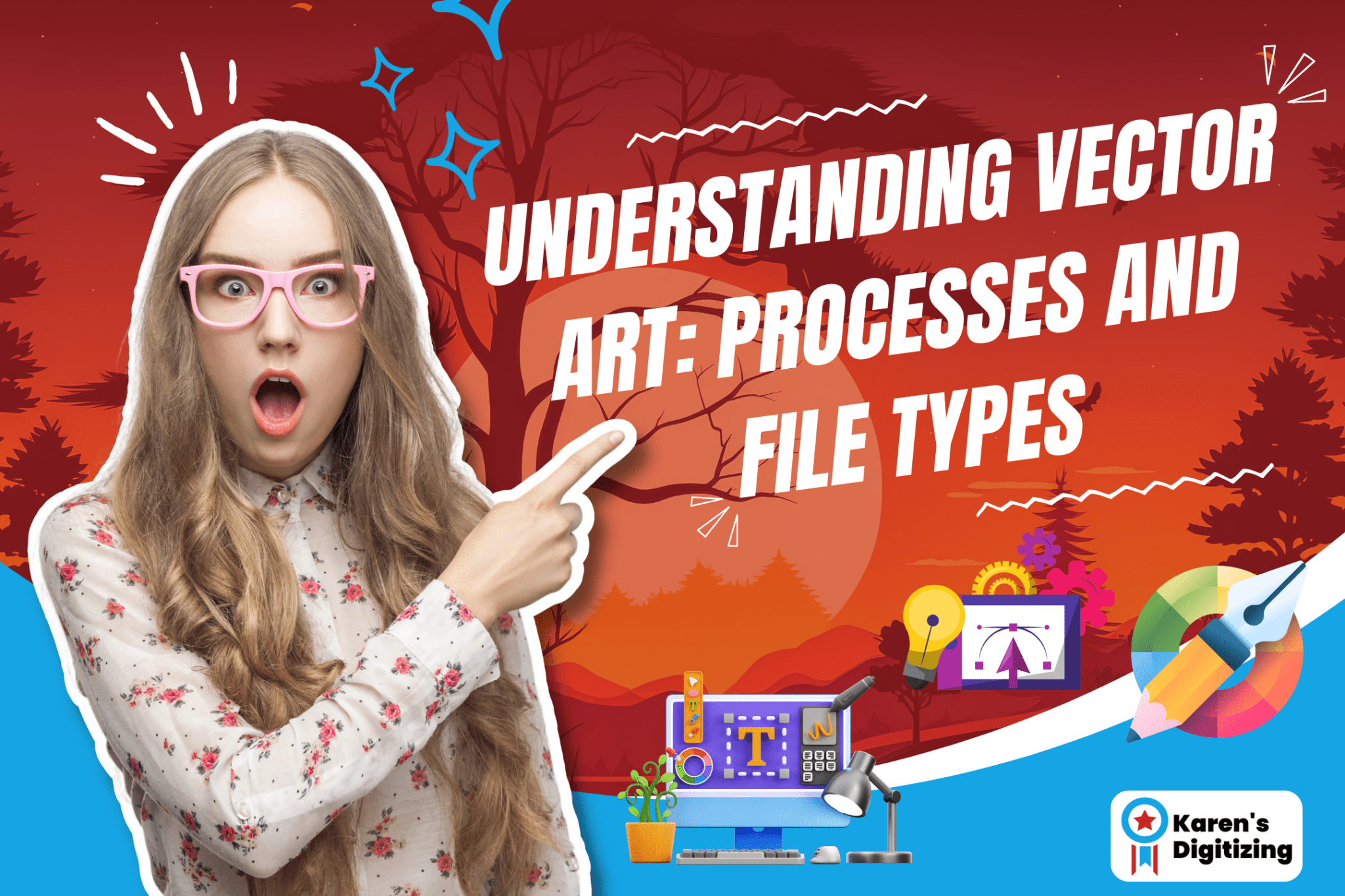 Understanding Vector Art: Processes and File Types - Karens Digitizing